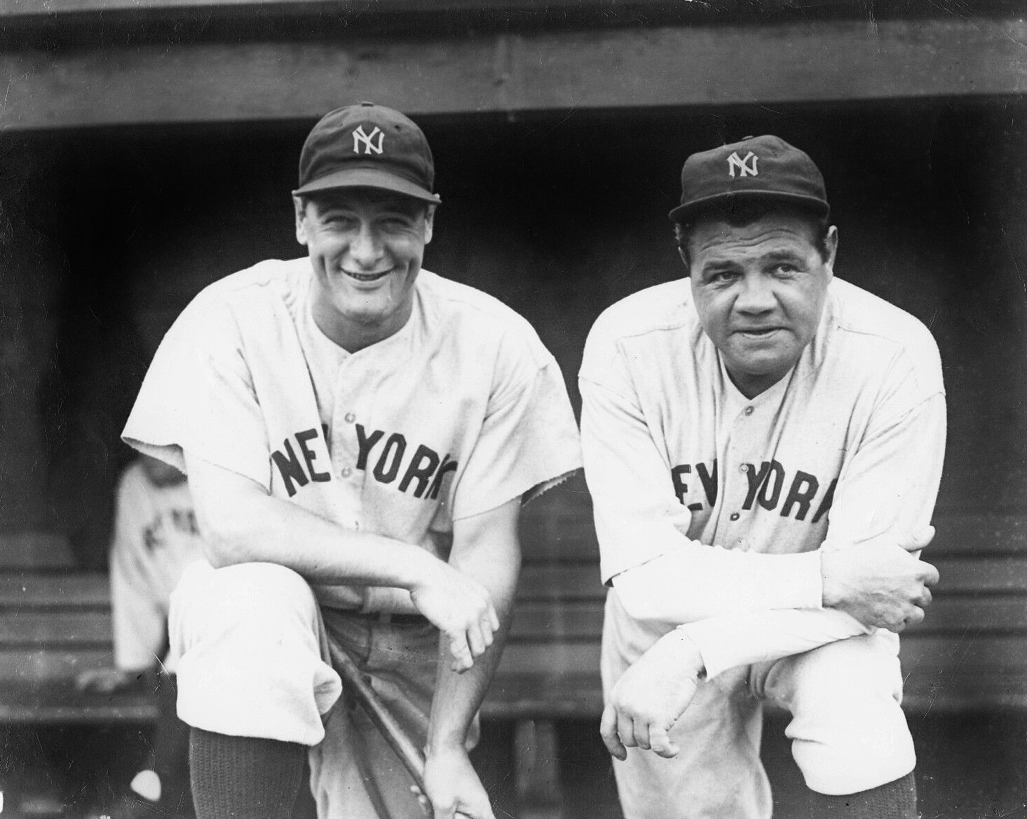 AWESOME YANKEE LEGENDS LOU GEHRIG AND BABE RUTH 8x10 PORTRAIT 1C | eBay