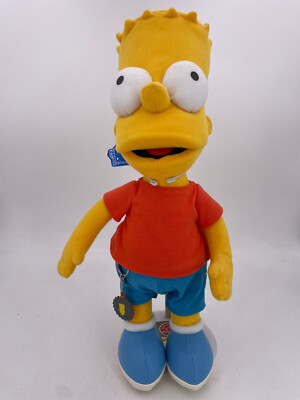 Applause Stuffed Bart Simpson (18") #666 The Simpsons | eBay