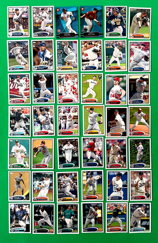 2010-2012 TOPPS BASEBALL (147) INDIVIDUAL CARD LOT - NM | eBay