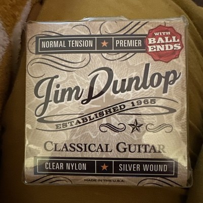Jim Dunlop FACTORY SEALED Normal Tension DPV102B Classical Guitar ...