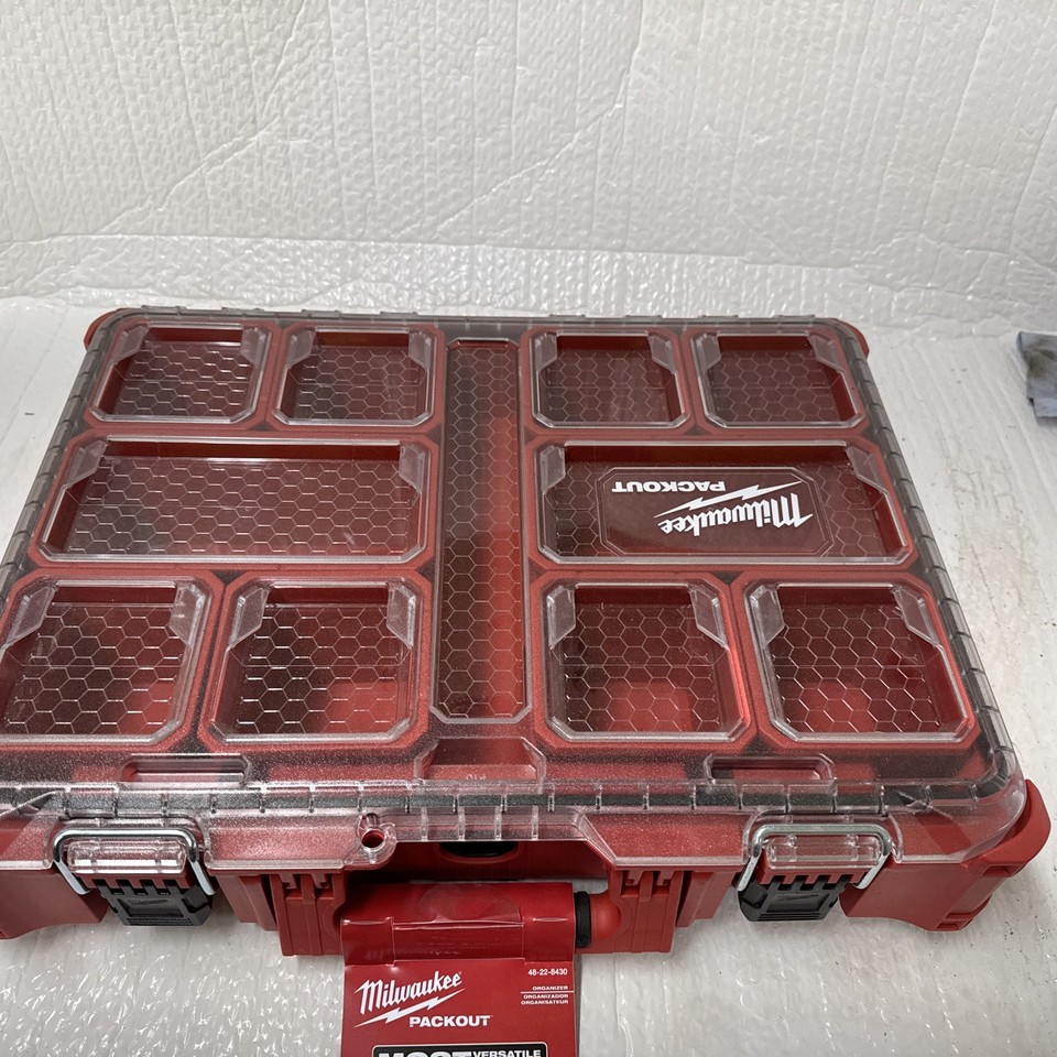 Milwaukee Pack Out Organizer. 48-22-8430. Brand New. 3 1/2” Deep Bins ...