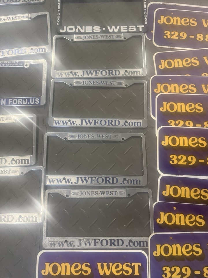 Lot Closed Ford Dealer License Plate Frames Reno, NV FREE SHIPPING! | eBay