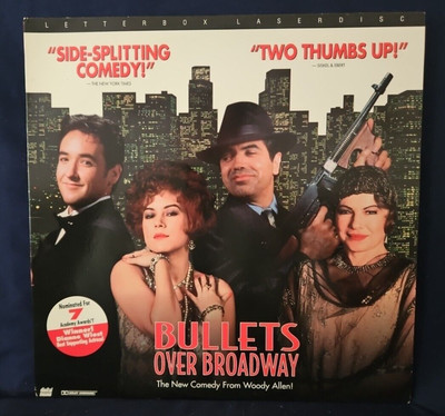 Bullets Over Broadway Laserdisc Movie Jim Broadbent John Cusack ...