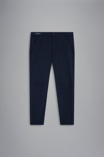 🔵 Paul & Shark Hose Dynamic Stretch Mit Kordelzug 13314097 Blau Neu ...