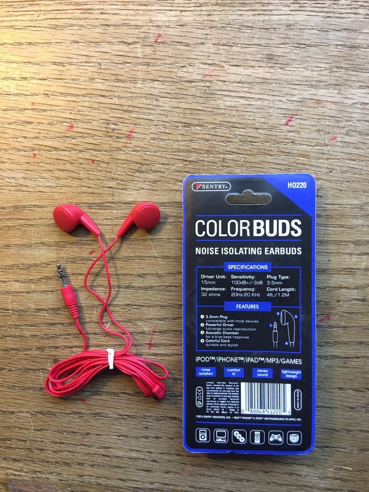 "SENTRY" Buds Lightweight Noise Isolating Earbuds "SPECIAL" - 3 PAIRS ...