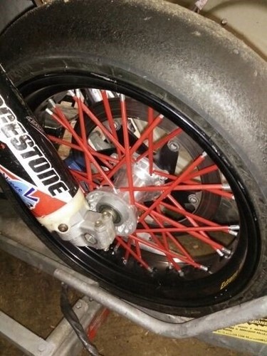 72Pcs Spoke Wrap Kit Red Wraps Covers Skins Spokes Spoked Rims Kawasaki ...