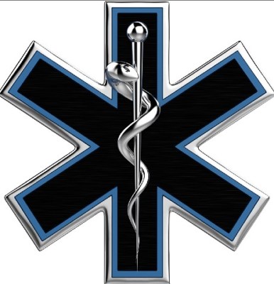 EMS Star of Life vinyl graphic decal sticker style 1 | eBay