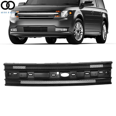Front Upper Grille Assembly DA8Z-8200-BC Gloss Black Fit For Ford Flex ...