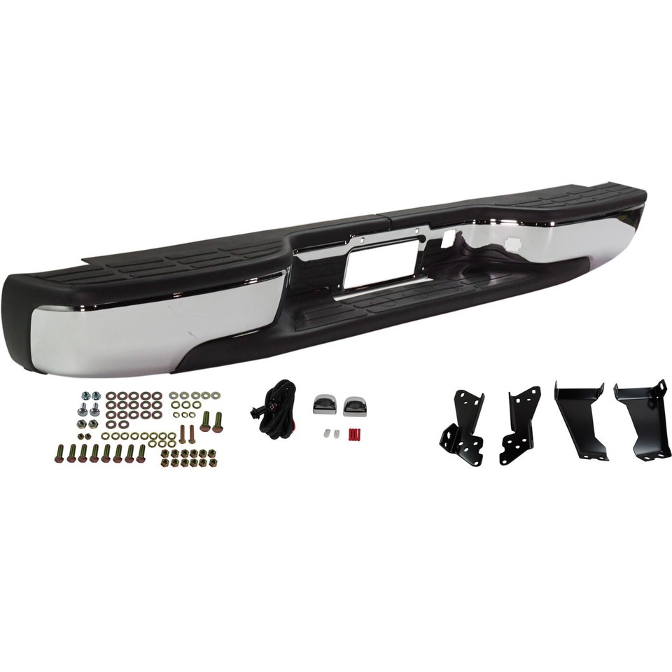 Rear Step Bumper For 1999-2006 Chevrolet Silverado 1500 GMC Sierra 1500 ...