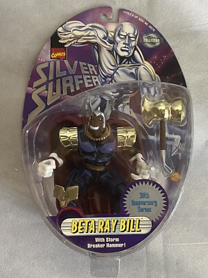 Silver Surfer BETA RAY BILL Marvel 30th Anniversary 1997 Toy Biz MOC ...