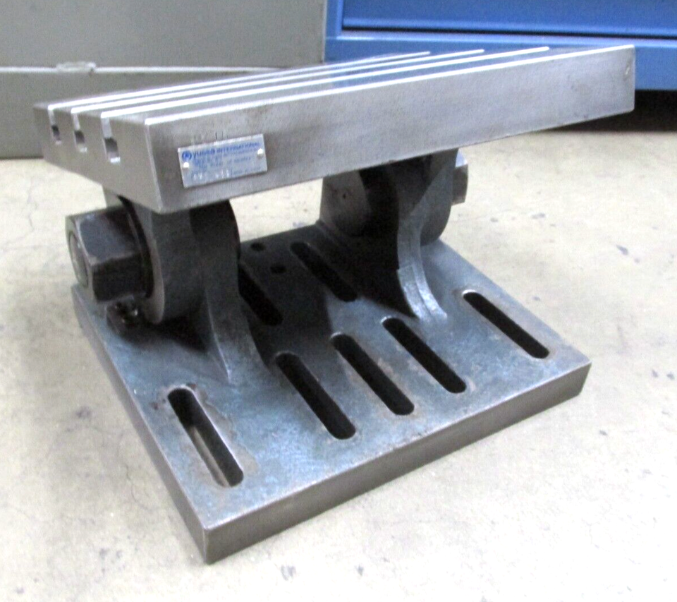 YUASA 12" x 10" 0 to 90 DEGREE TILTING T-SLOT TABLE - #550-433 | eBay