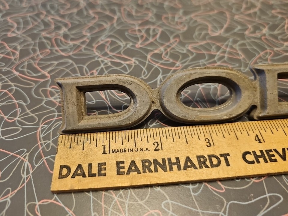 Vintage 1960's? DODGE Truck Van? D100 Emblem Badge Nameplate OEM Part ...