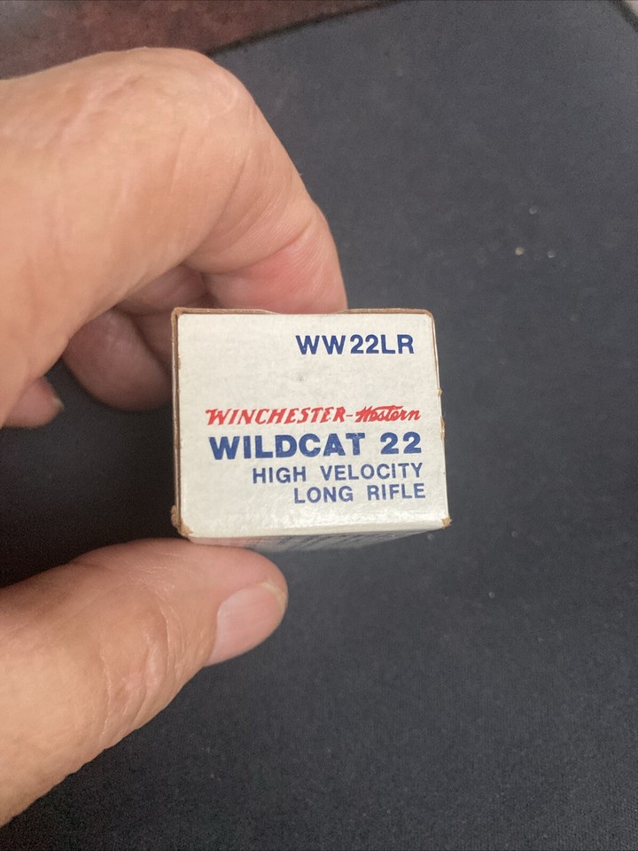 Vintage Wildcat Winchester Western Empty Box 22 LR | eBay