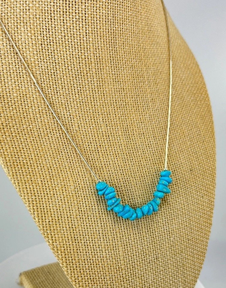 Vintage Sterling Liquid Silver Tube Beads Contemporary Turquoise ...