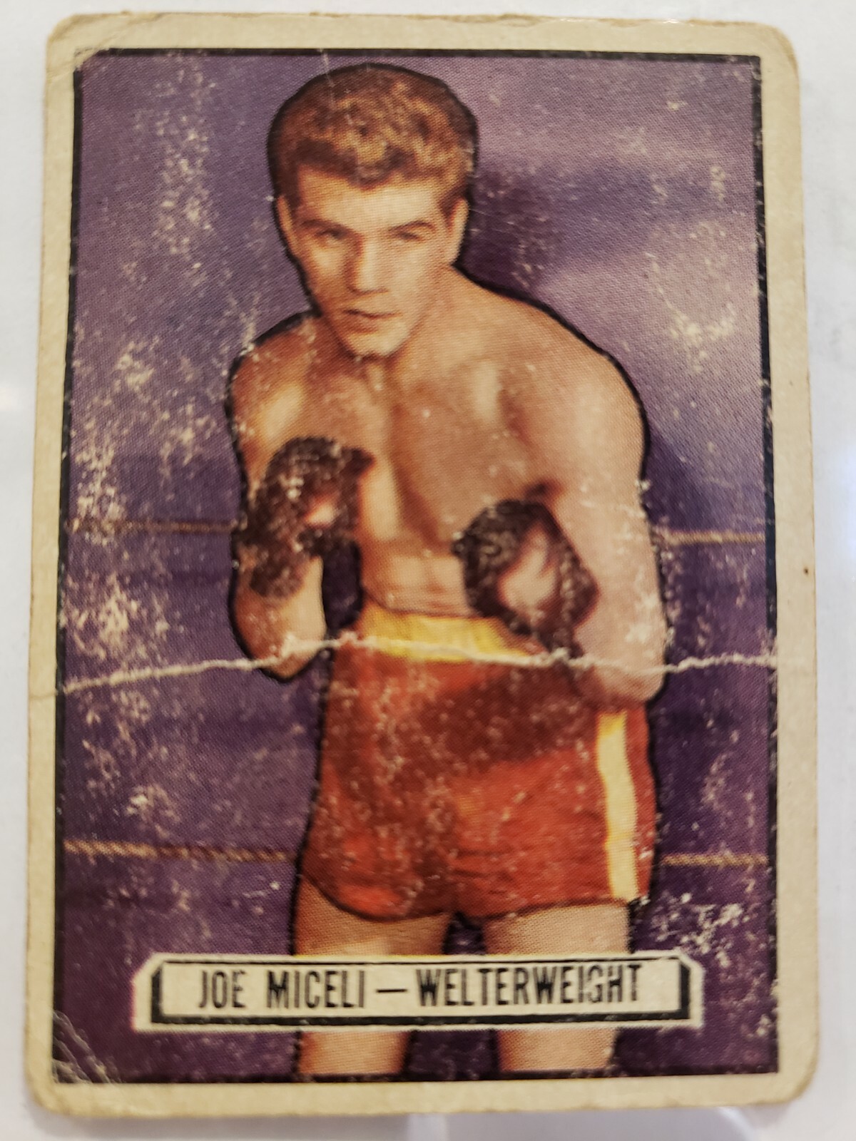 1951 TOPPS RINGSIDE #26 JOE MICELI BOXING CARD | eBay