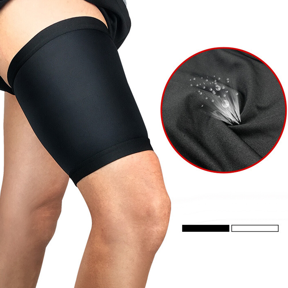 1pc Upper Leg Thigh Brace Support Hamstring Compression Sleeve Leg ...