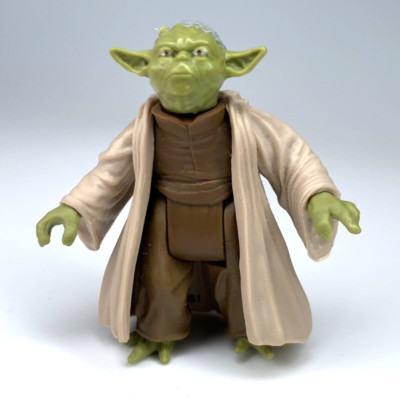 Star Wars Yoda Action Figure 2013 Hasbro Revenge of the Sith 1:18 Scale ...