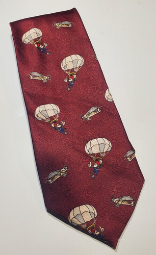 Vintage Mickey Unlimited Polyester Necktie Mickey Mouse Parachutes ...