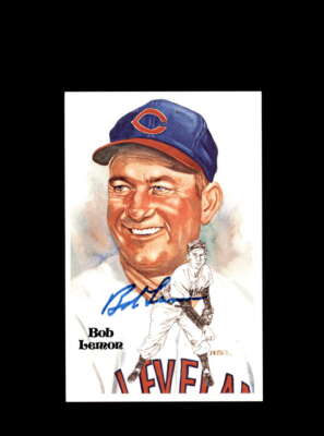 Bob Lemon Hand Signed Perez Steele Postcard Autograph | eBay