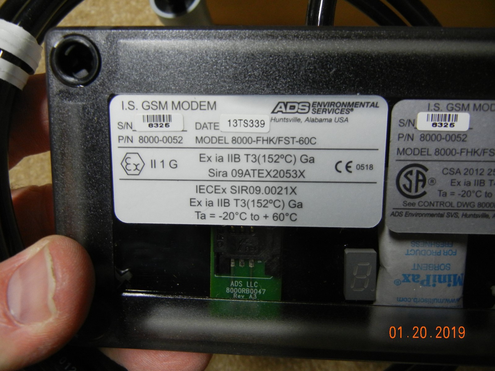 ADS 3G External Modem for FlowShark Triton Model 8000 Area-Velocity ...