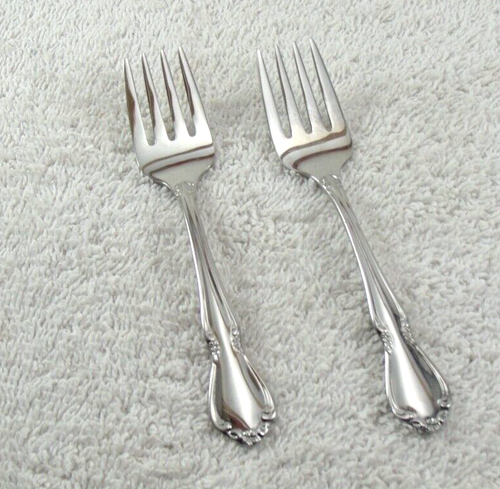 Chatelaine Baby Fork Lot of 2 Oneida Community Glossy Stainless Betty ...