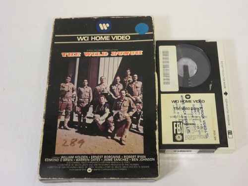 THE WILD BUNCH WCI WARNER BROS HOME VIDEO BETA BETAMAX NOT VHS BIG BOX ...