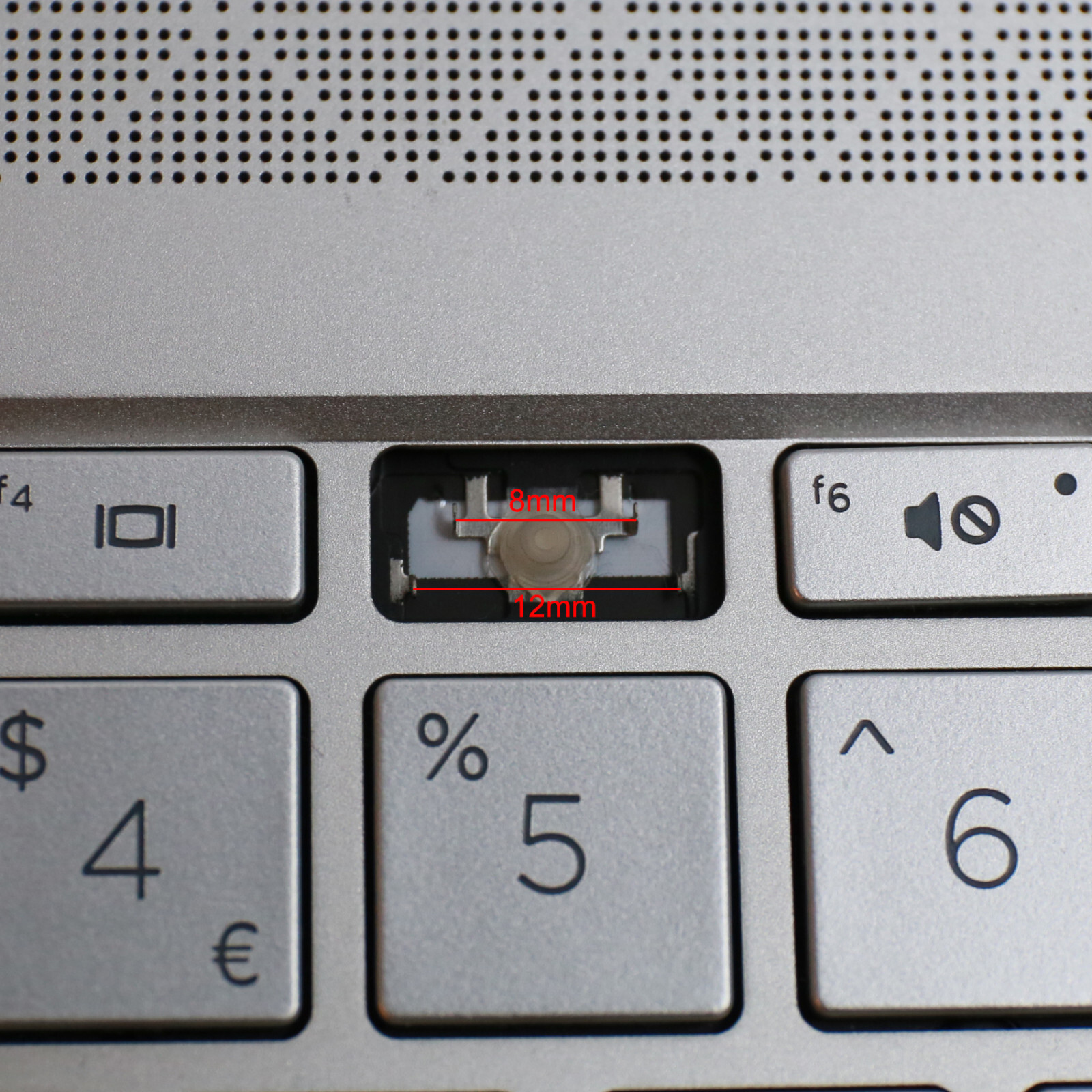 HP 13-AQ Laptop Single Keyboard Key with clip L48503-031 490.0G907.CD0U ...