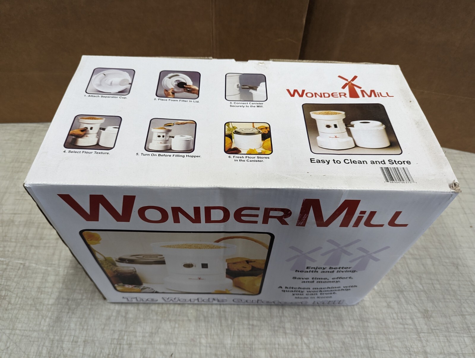WonderMill Powerful High Speed Electric Grain Mill Grinder - White (2-0911) 798304043747 | eBay