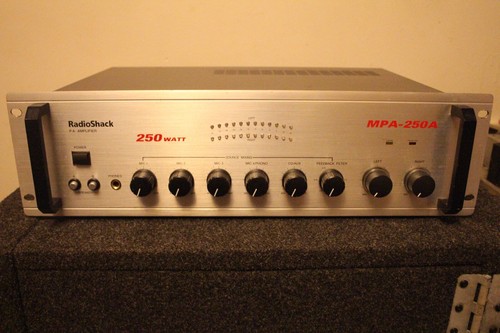 *Great Condition* Radio Shack MPA-250A PA Stereo Amplifier 250 Watt ...