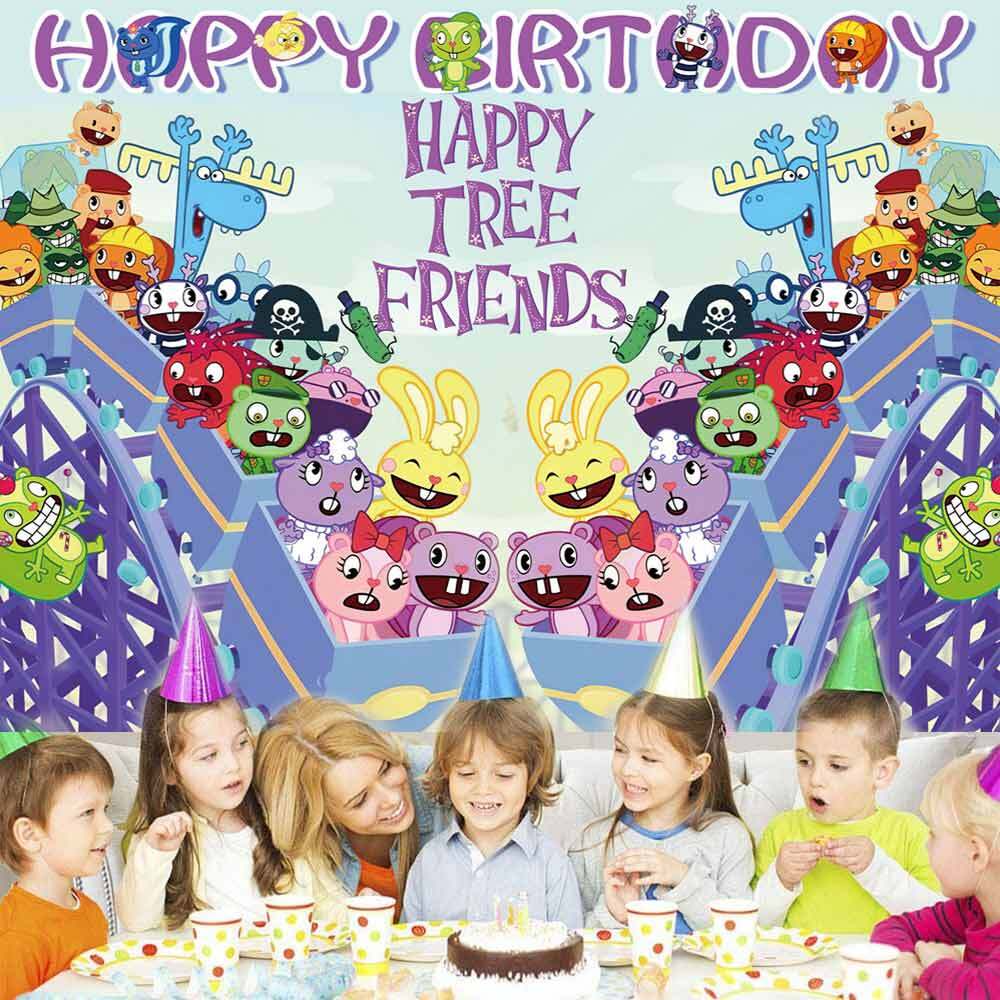 Happi Tree Party Decorations Happy Time 12pcs Balloons Tree Stand