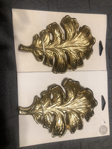 Threshold Wall Decor Set Of 2 Leaves Golden | eBay
