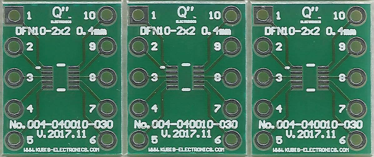 3 PCS. - DFN10-2x2 0.40mm(0.016") to DIP10 0.3" socket. [US] | eBay