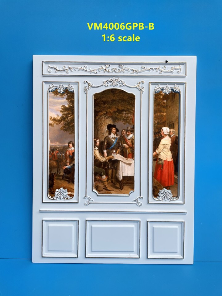 1:6 Scale Victorian wall panel background photograph dollhouse ...
