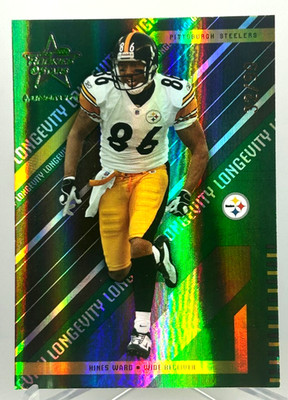 2004 Leaf Rookies & Stars Hines Ward Longevity /99 Pittsburgh Steelers ...