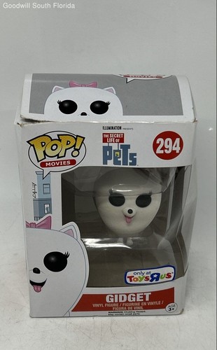 Funko Pop! Movies 294 The Secret Life Of Pets Flocked Gidget Vinyl ...