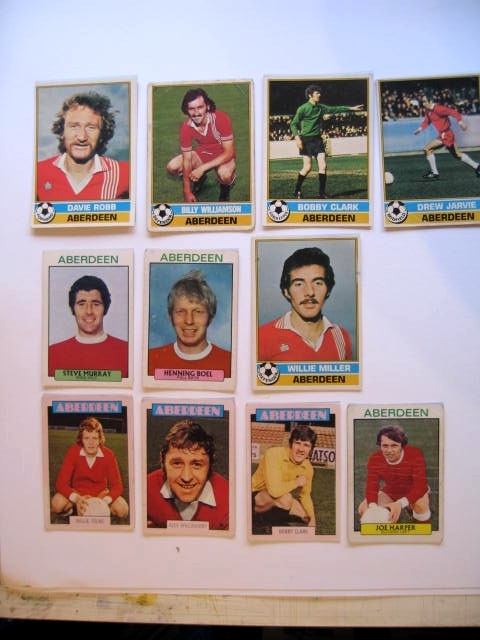 Scottish A&BC Topps Football Cards 1970s Aberdeen FC 21 0ff | eBay UK