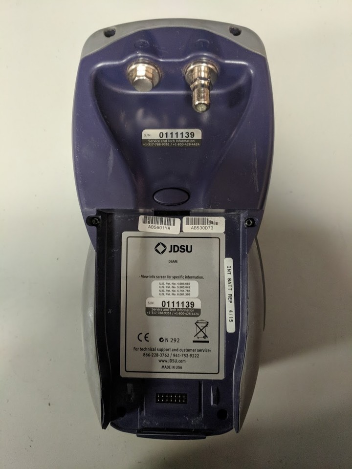 JDSU DSAM 3300XT DOCSIS 3.0 Cable Test Activaton Meter DSAM 3300 NO ...