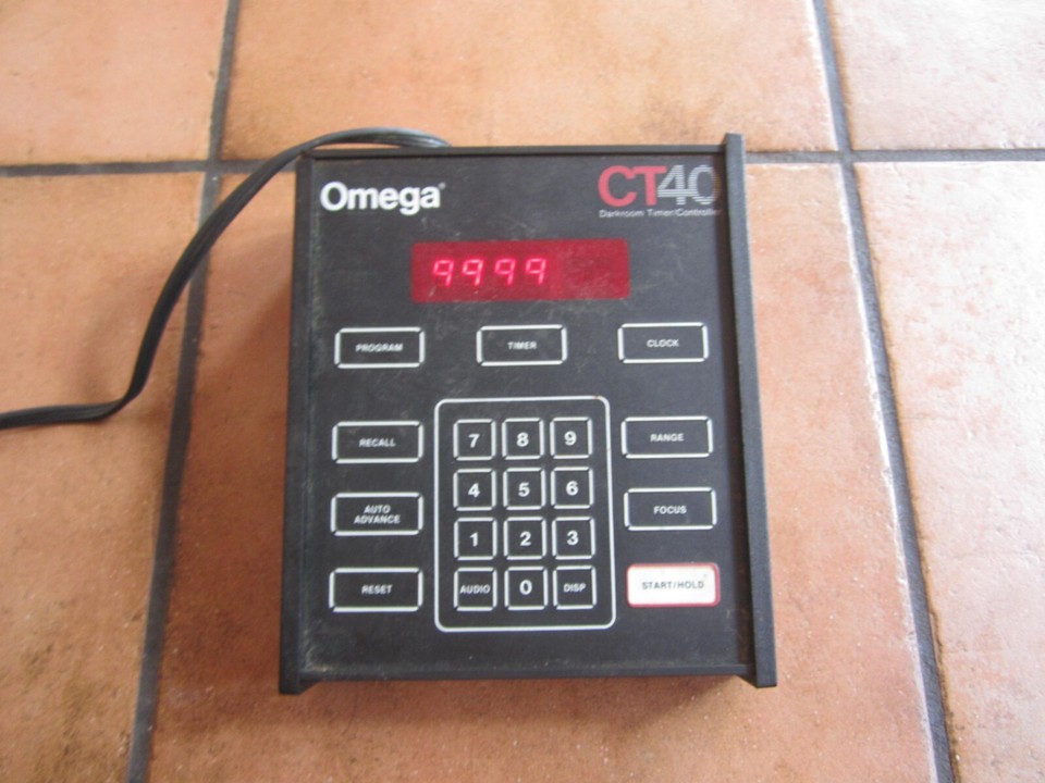 VINTAGE OMEGA CT40 DIGITAL DARKROOM TIMER CONTROLLER - TESTED & WORKS ...
