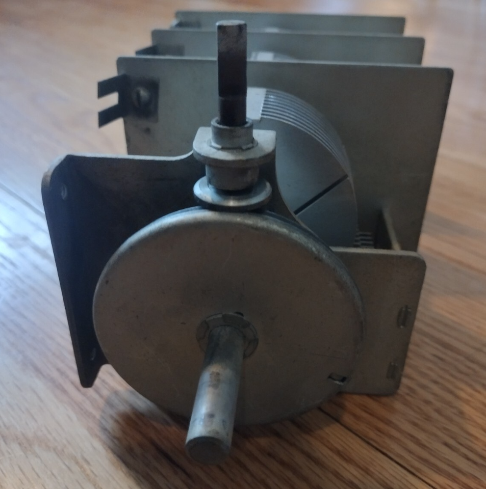 Vintage air-gap TRF radio tuning condenser 4-section | eBay