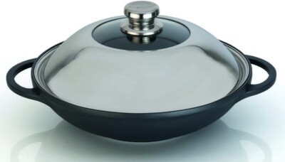 EuroCAST by BergHOFF WOK Glass/Stainless Lid Only | eBay