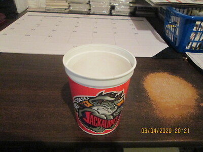 WPHL Odessa Jackalopes Vintage Defunct Team Logo 41/2 Inch Drinking Cup ...