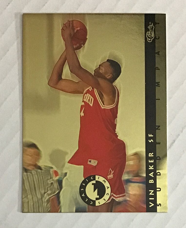 1993-94 Classic Images 4-Sport Sudden Impact #SI 2 Vin Baker ...
