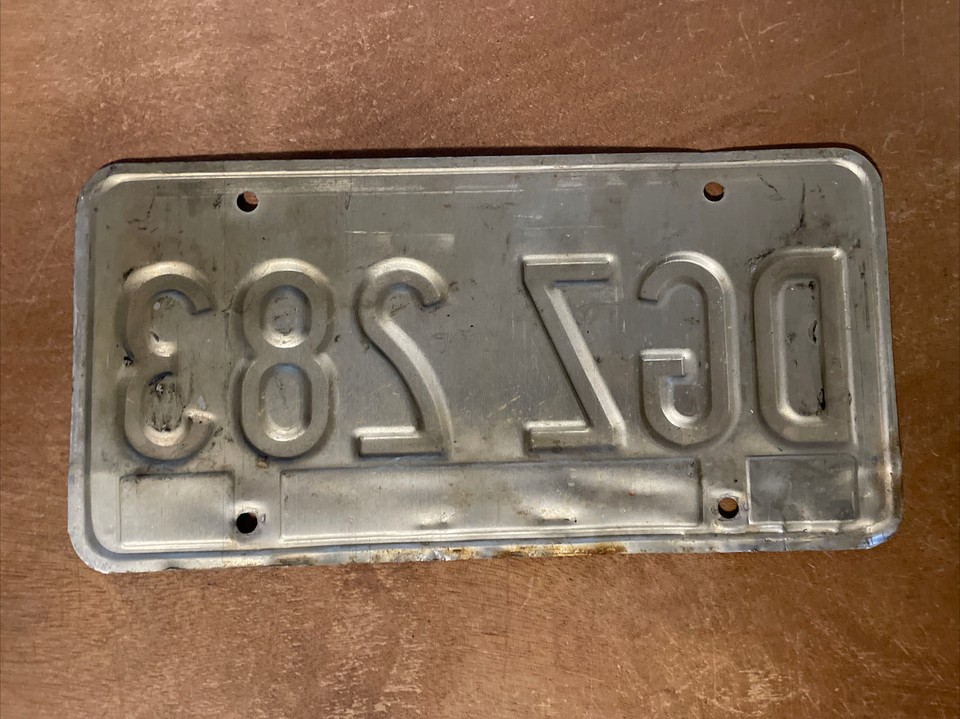 1983 1987 1988 Georgia License Plate # DGZ 283 Whitfield County | eBay