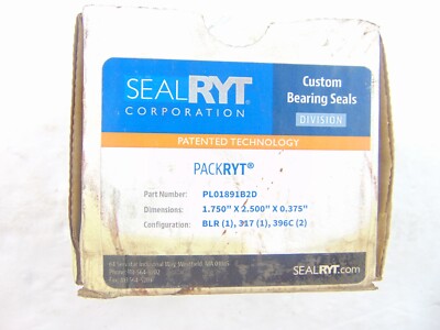 Sealryt PL01891B2D Seal Bearing | eBay