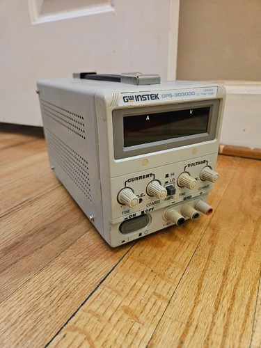 GW INSTEK GPS-3030DD 0-30V 0-3A LABORATORY 90W DC POWER SUPPLY TEST ...