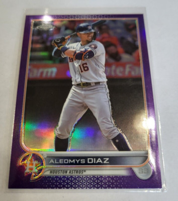 2022 Topps Chrome Update Aledmys Diaz - Violet Réfracteur - USC36 ...