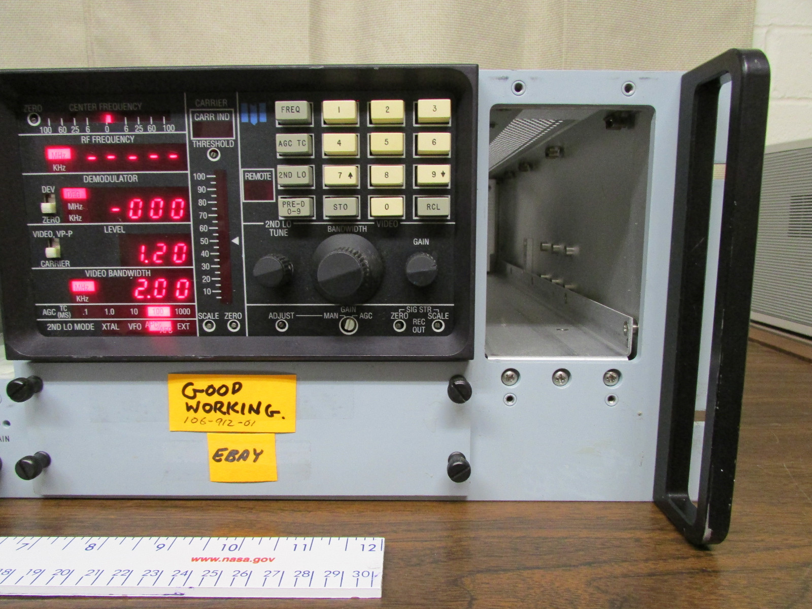 Microdyne Telemetry Receiver 106-912-01 Model 1400-MRA | eBay