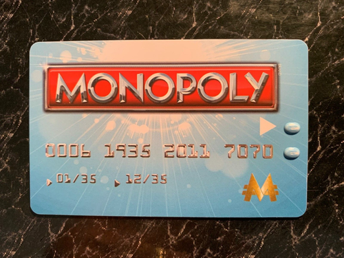 Monopoly BANK CARD LIGHT BLUE Electronic Banking 2011 HASBRO | eBay