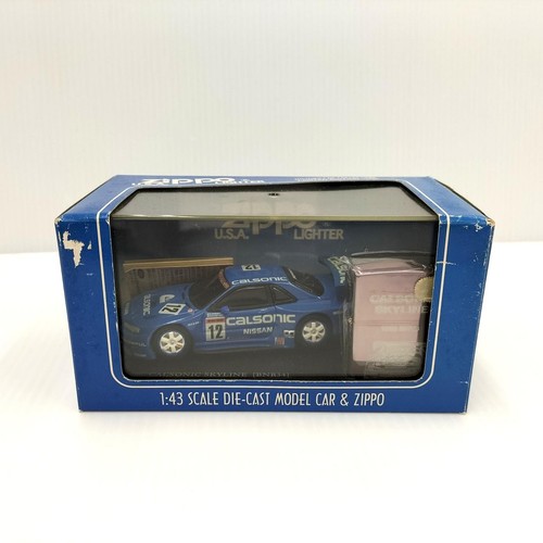Zippo Mini Car Set Model Calsonic B Skyline Gtr R34 Zippo IX144 | eBay