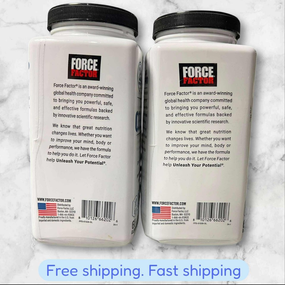 FOR 2 FORCE FACTOR Awesome Colostrum 60 Soft Chews Support Gut EXP2026 ...